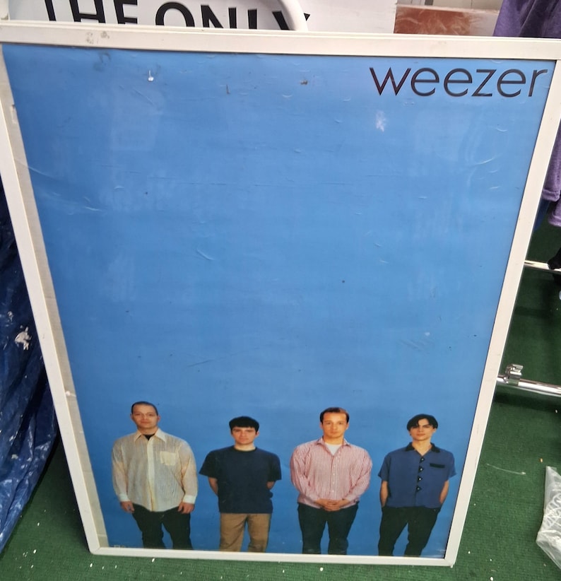WEEZER POSTER 2021 Rare Art Future Collectible No Frame New Sealed Blue ...