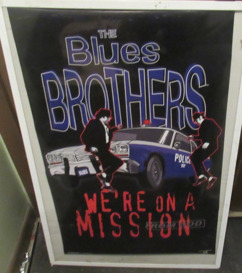 BLUES BROTHER Poster New Sealed No Frame 1997 Original rare Collectible ...