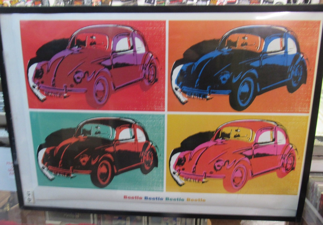 VW BEETLE POSTER 1995 New Sealed Rolled Collectible Classic Car No ...