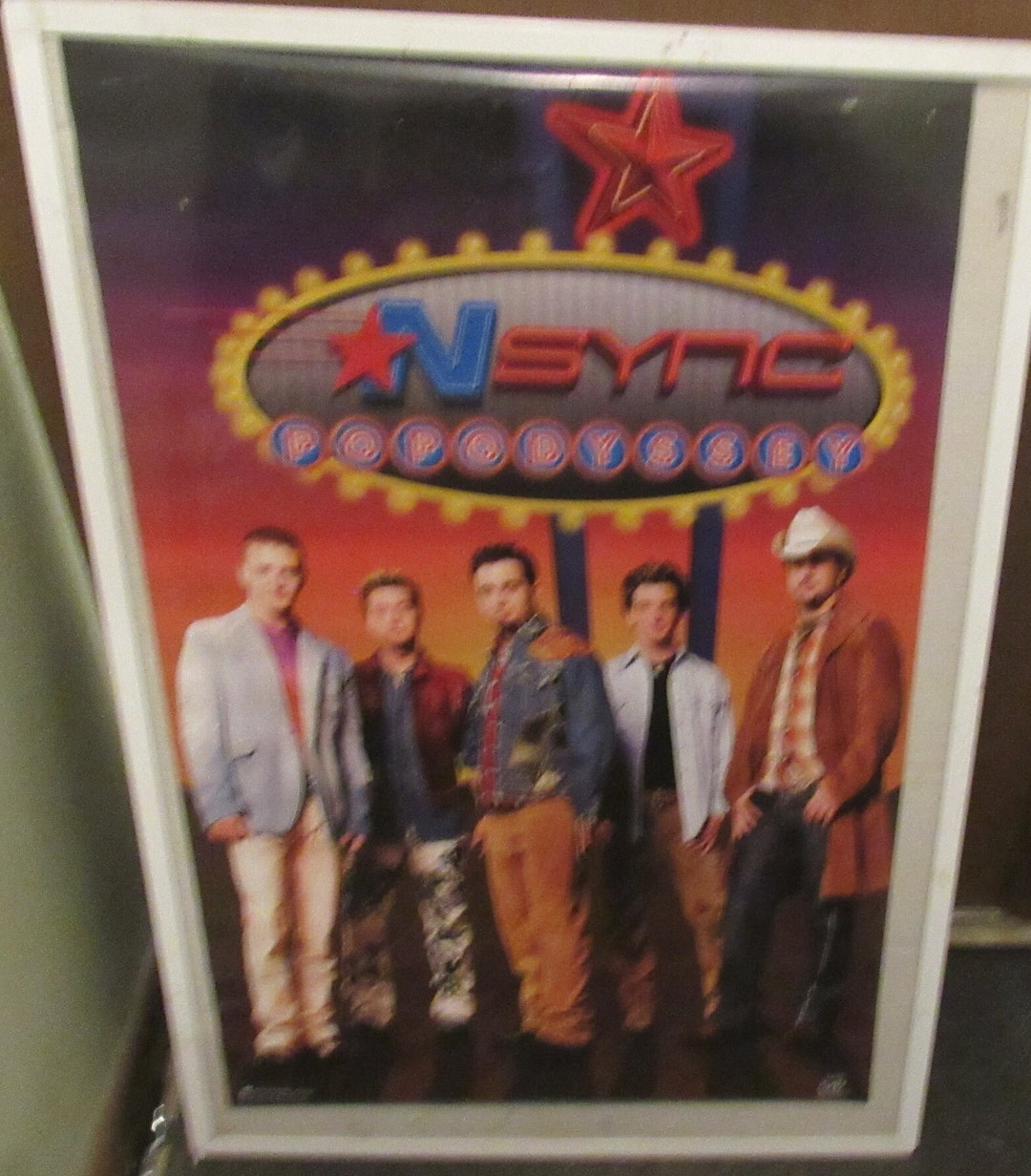NSYNC Poster Boy Band New Sealed Rolled No Frame Collectible Rare Oop ...