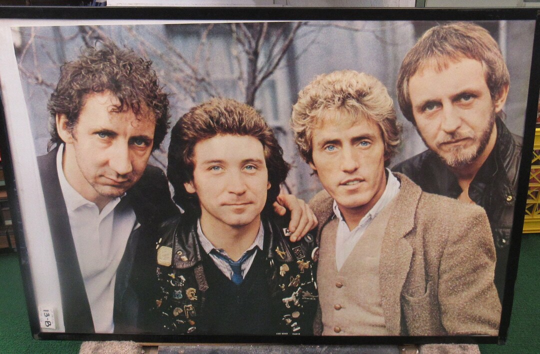 THE WHO POSTER 1981 No Frame New Sealed Collectible Rare - Etsy