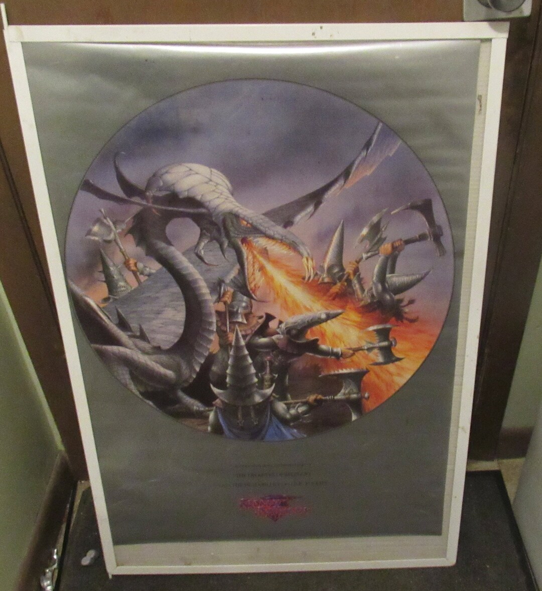 RODNEY MATTHEWS POSTER 1998 Dragons Horses New Sealed No Frame ...