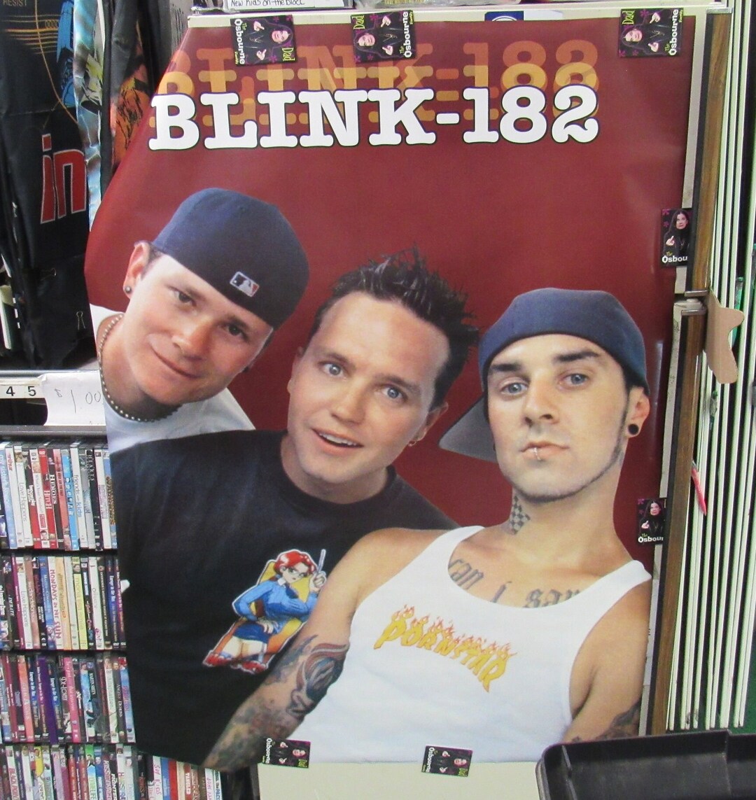 BLINK 182 POSTER Supersized Giant No Frame New Sealed Early 2000s ...