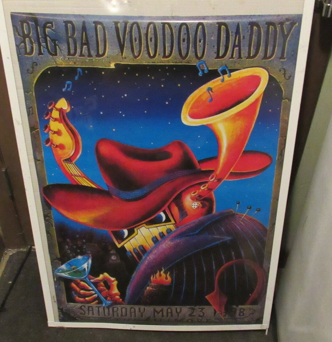BIG BAD VOODOO Daddy Poster 1990 New Sealed No Frame Collective Rare - Etsy