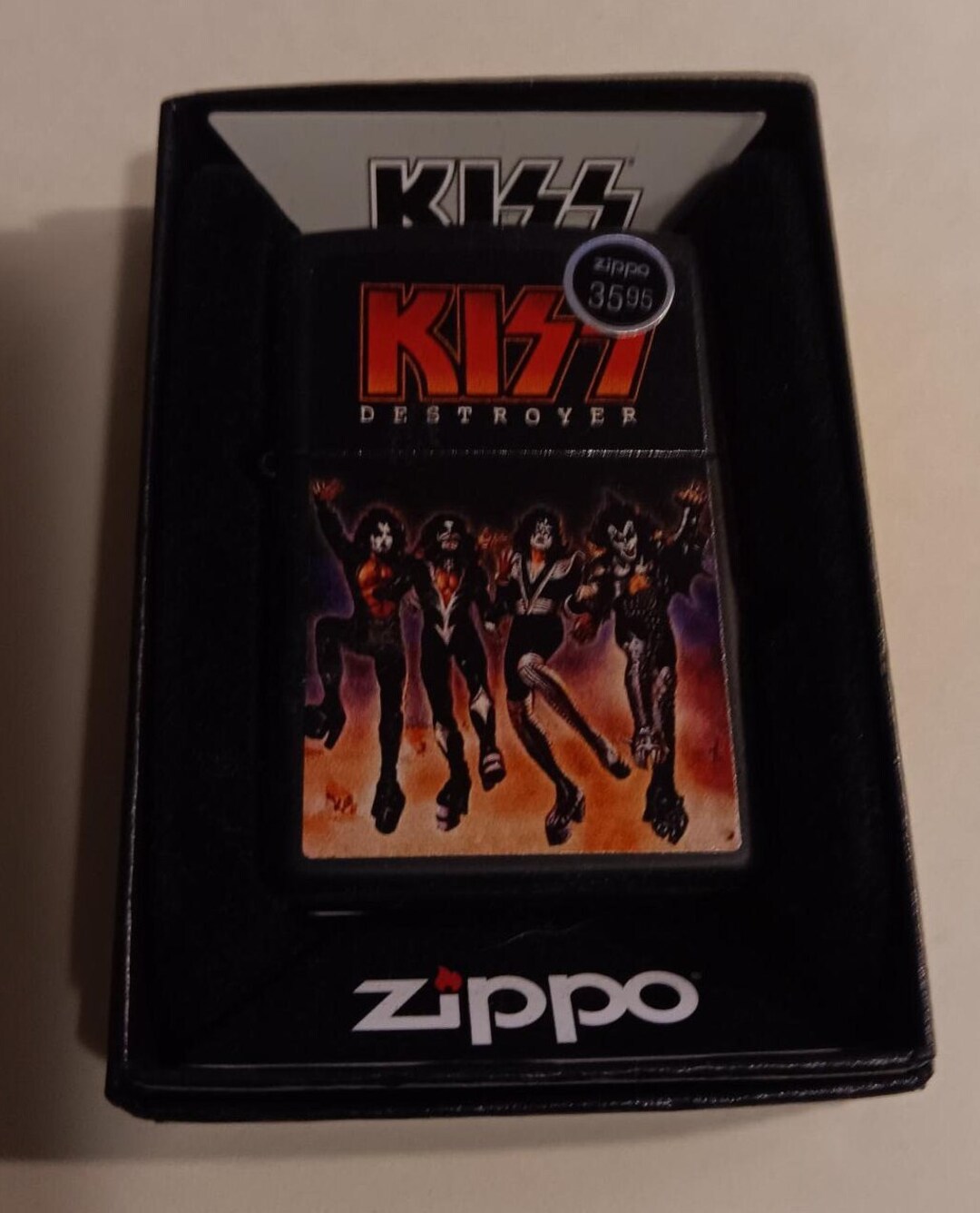 KISS ZIPPO Lighter New Future Collectible Not Used Case Included You ...