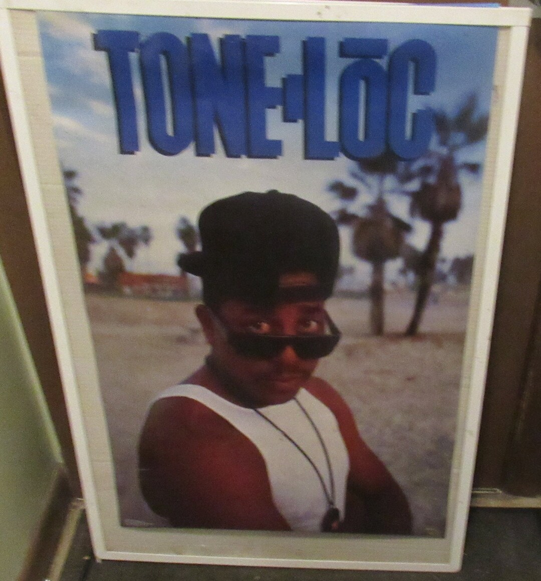 TONE LOC POSTER 1989 New Sealed No Frame Collectible Rare Rapper - Etsy