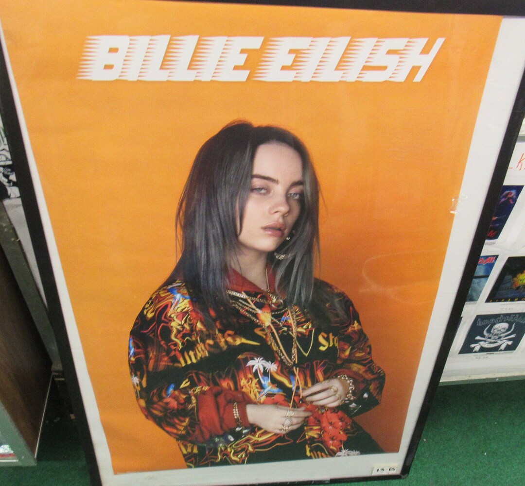 BILLIE ELLISH POSTER New 2020 Sealed Rare Vintage Collectible No Frame ...