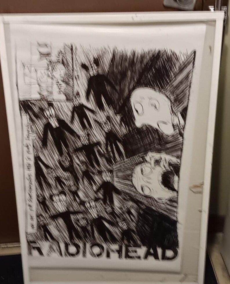 RADIOHEAD POSTER 2018 New Sealed No Frame Collectible Rare - Etsy