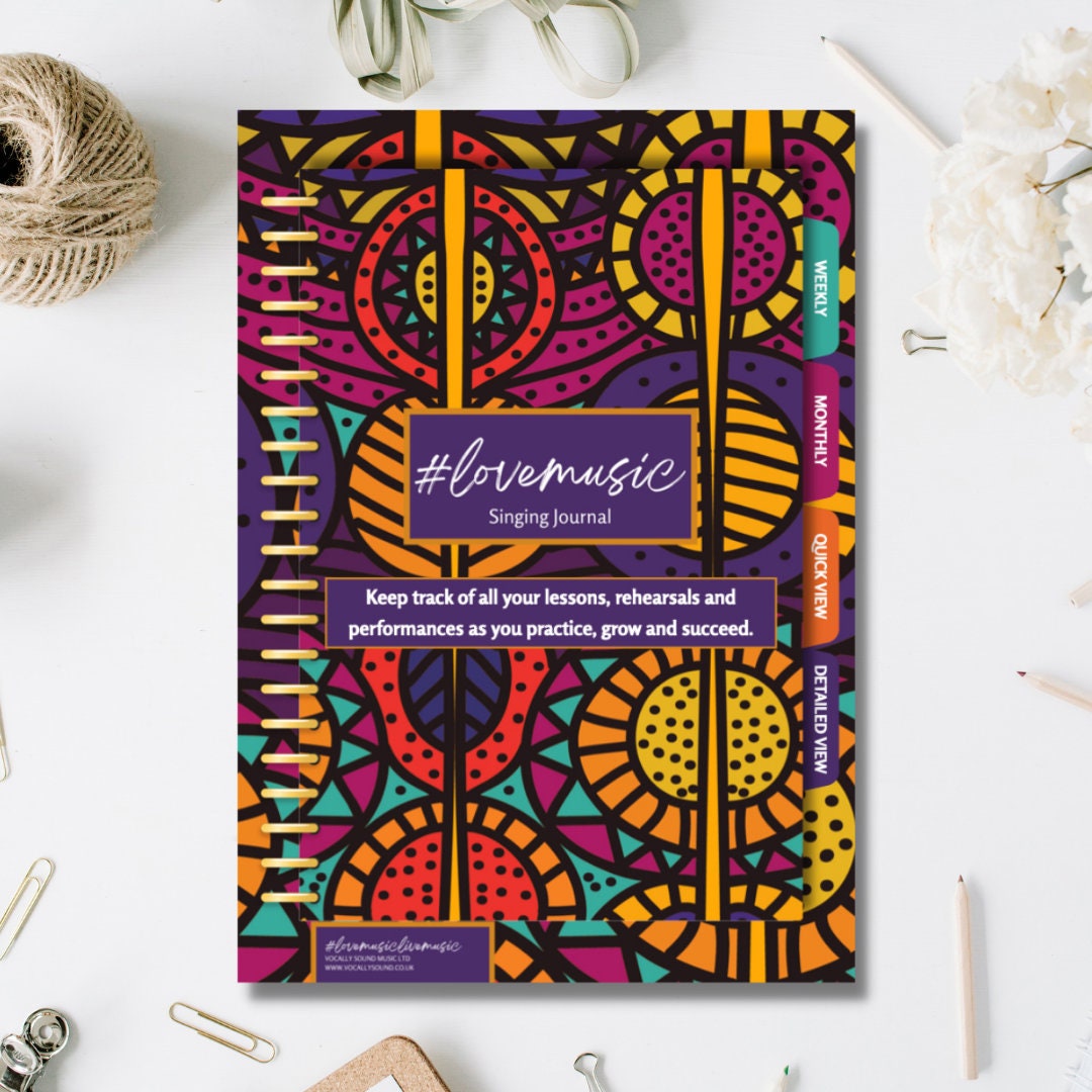 Lovemusic Goodnotes Digital Singing Journal/planner With Hyperlinks - Etsy