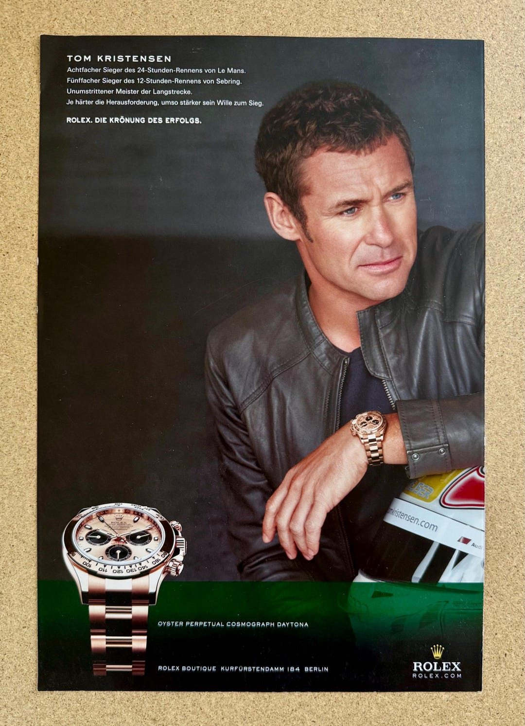 Rolex Daytona Vintage Advert 2000‘s - Etsy
