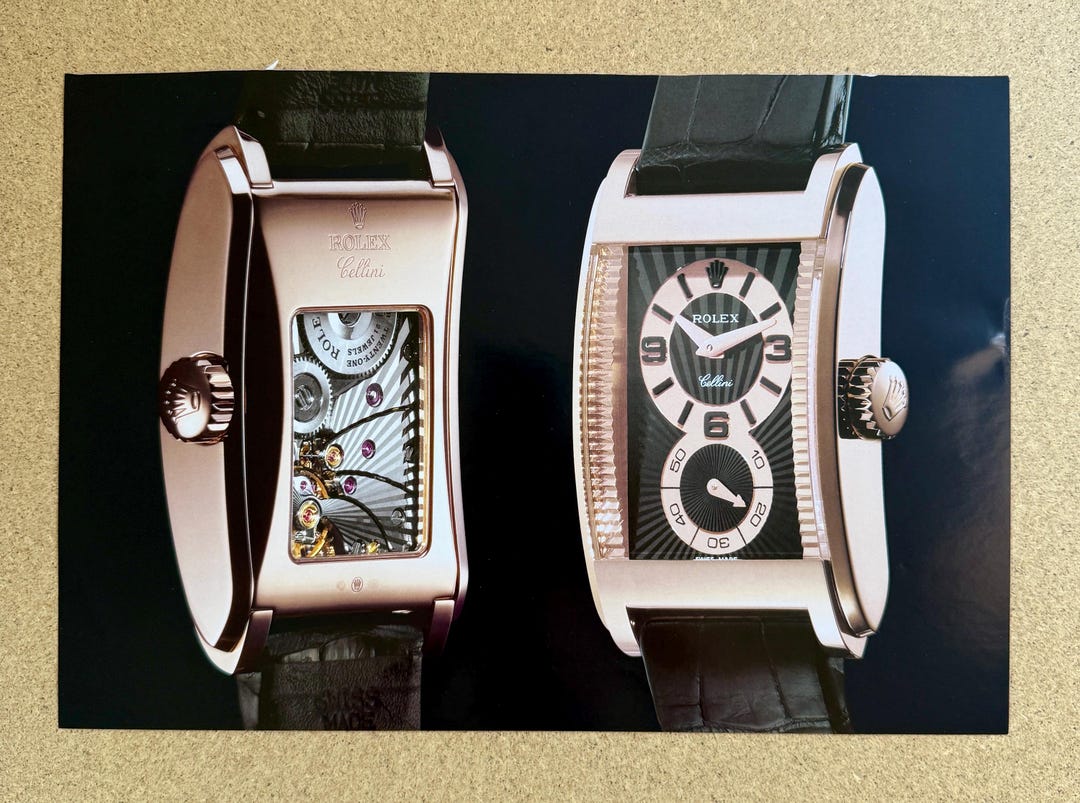 Rolex Cellini Vintage Advert 2000‘s - Etsy