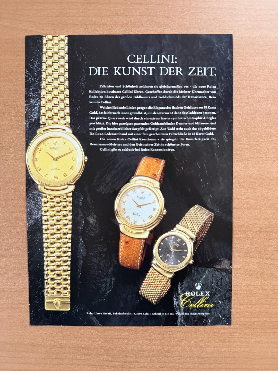 Rolex Vintage Advert 2000‘s - Etsy