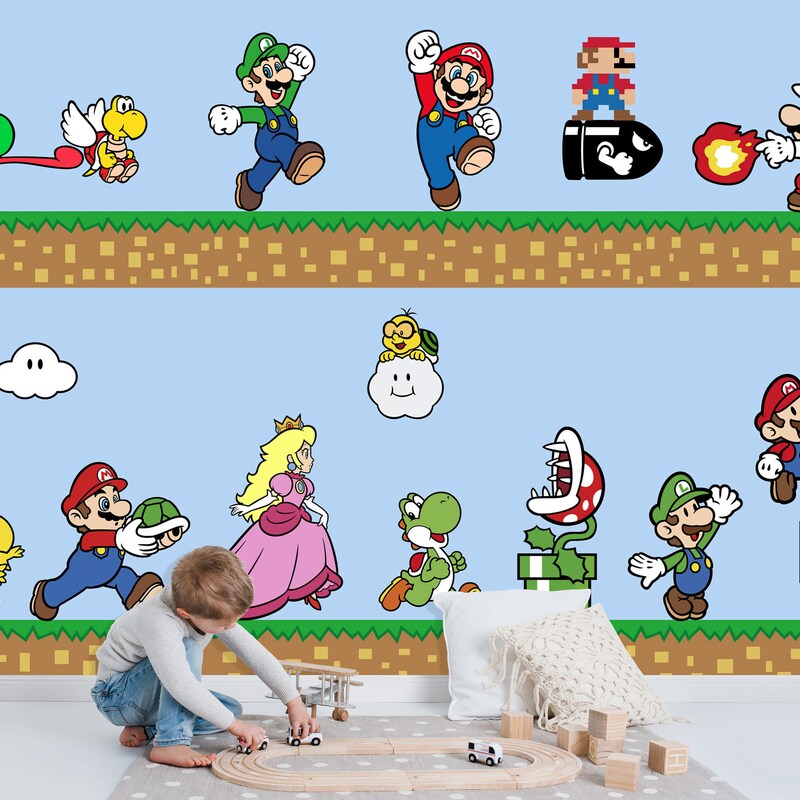 Super Mario Murals - Etsy
