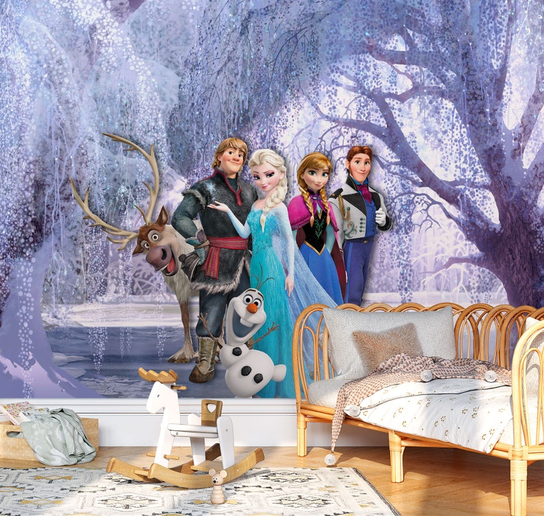 Frozen Wall Mural | Frozen Wallpaper | Frozen Wall Decor | Nursery ...