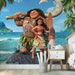 Moana Wall Mural Moana Wallpaper Moana Wall Decor | Etsy