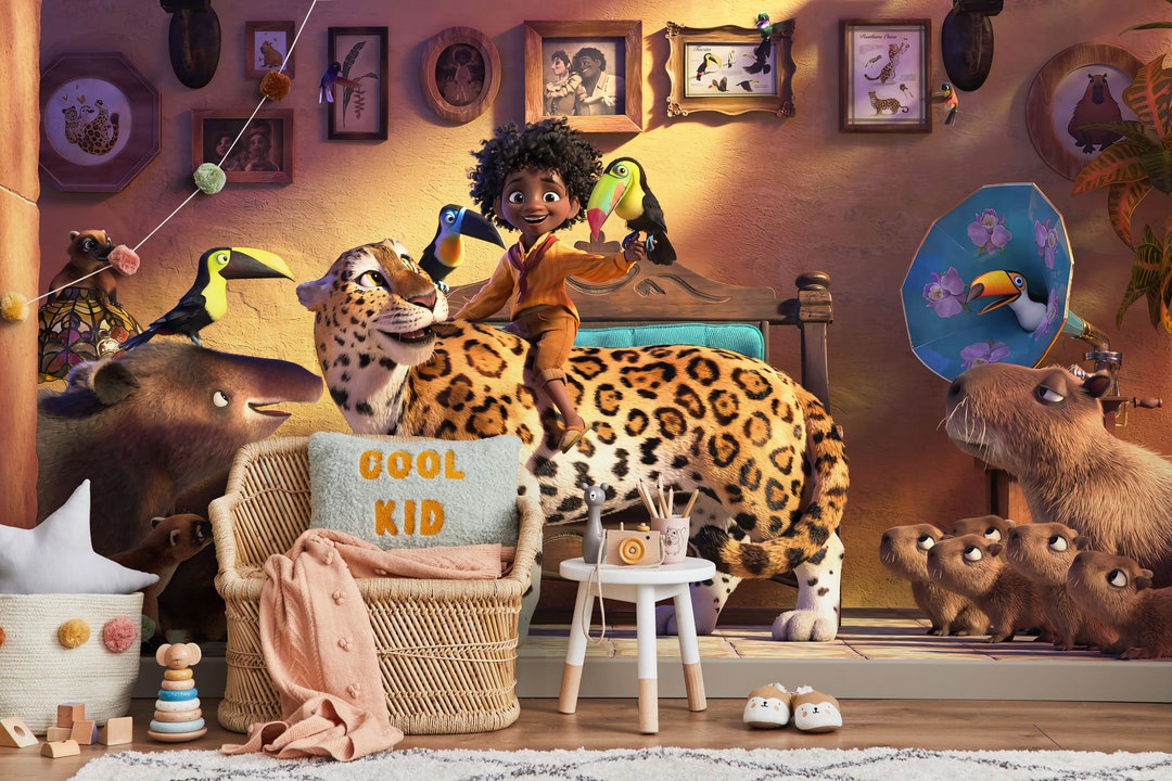 Encanto Wall Mural | Antonio and Parce Wallpaper | Nursery Decor ...