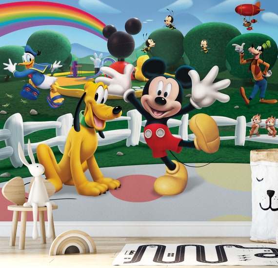 Mickey Mouse Rainbow Rainbow Mickey Mouse Etsy UK
