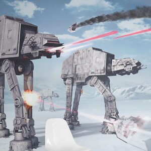 Star Wars Wall Mural | AT-AT Wallpaper | Nursery Decor | Children ...