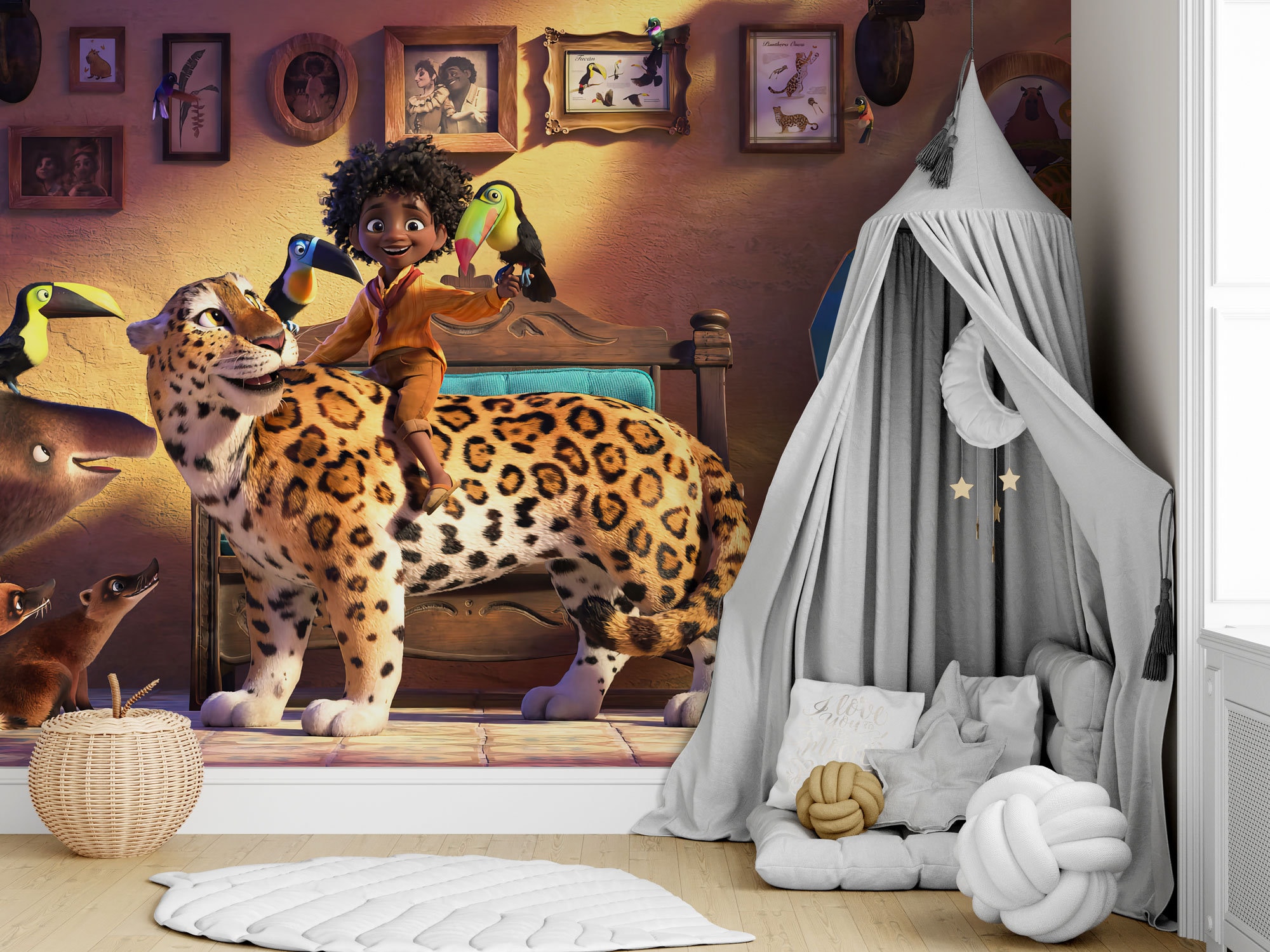 Encanto Wall Mural Antonio and Parce Wallpaper Nursery Decor Children ...