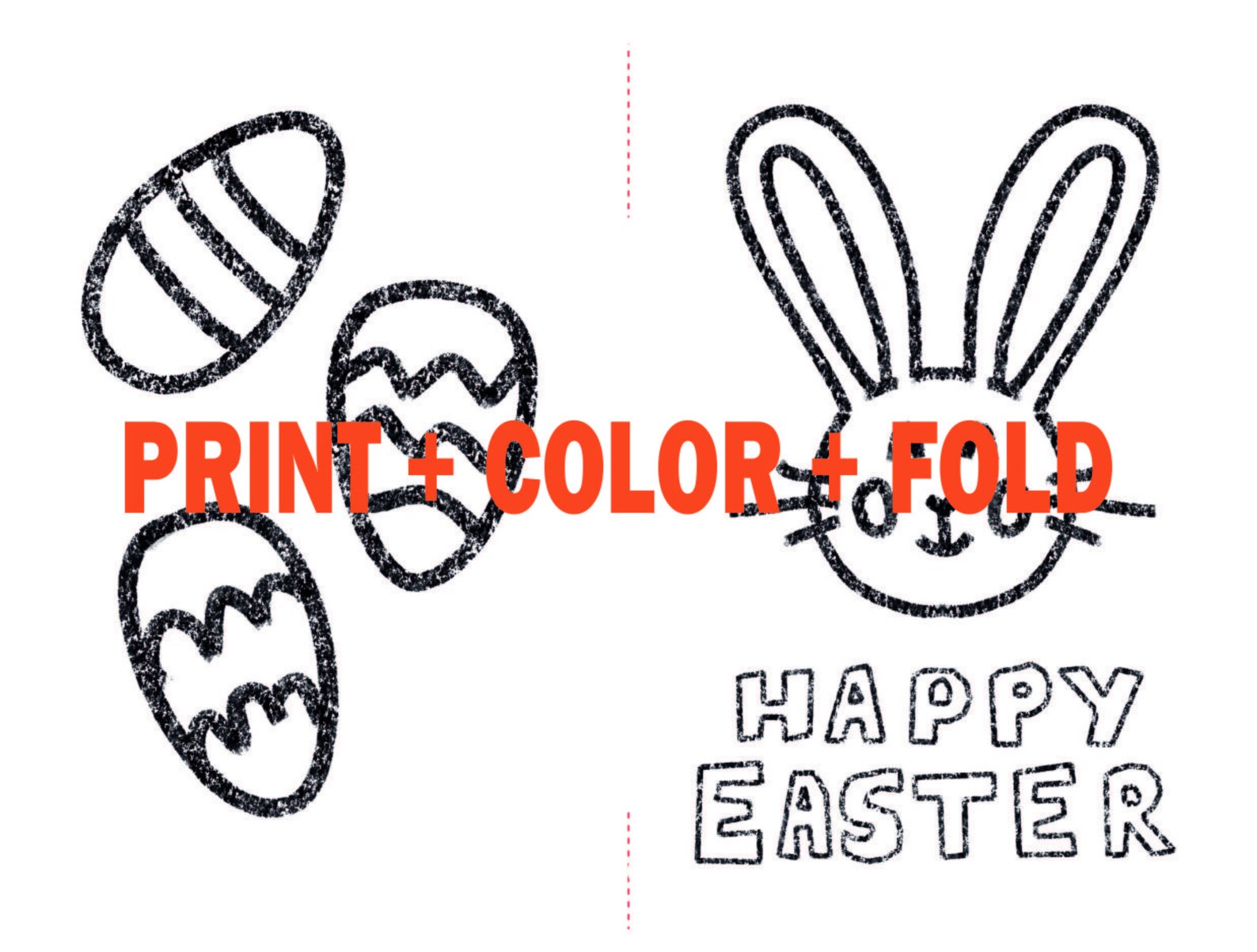 Printable Card | Coloring Greeting Card | Kids Color Birthday Card ...