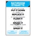 Bathroom Etiquette Poster for Your Workplace (digital Product) - Etsy UK