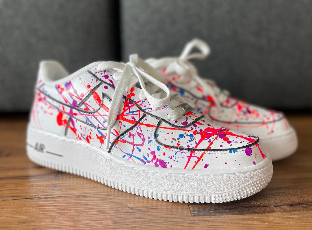 Custom Splat-style AF1 - Etsy