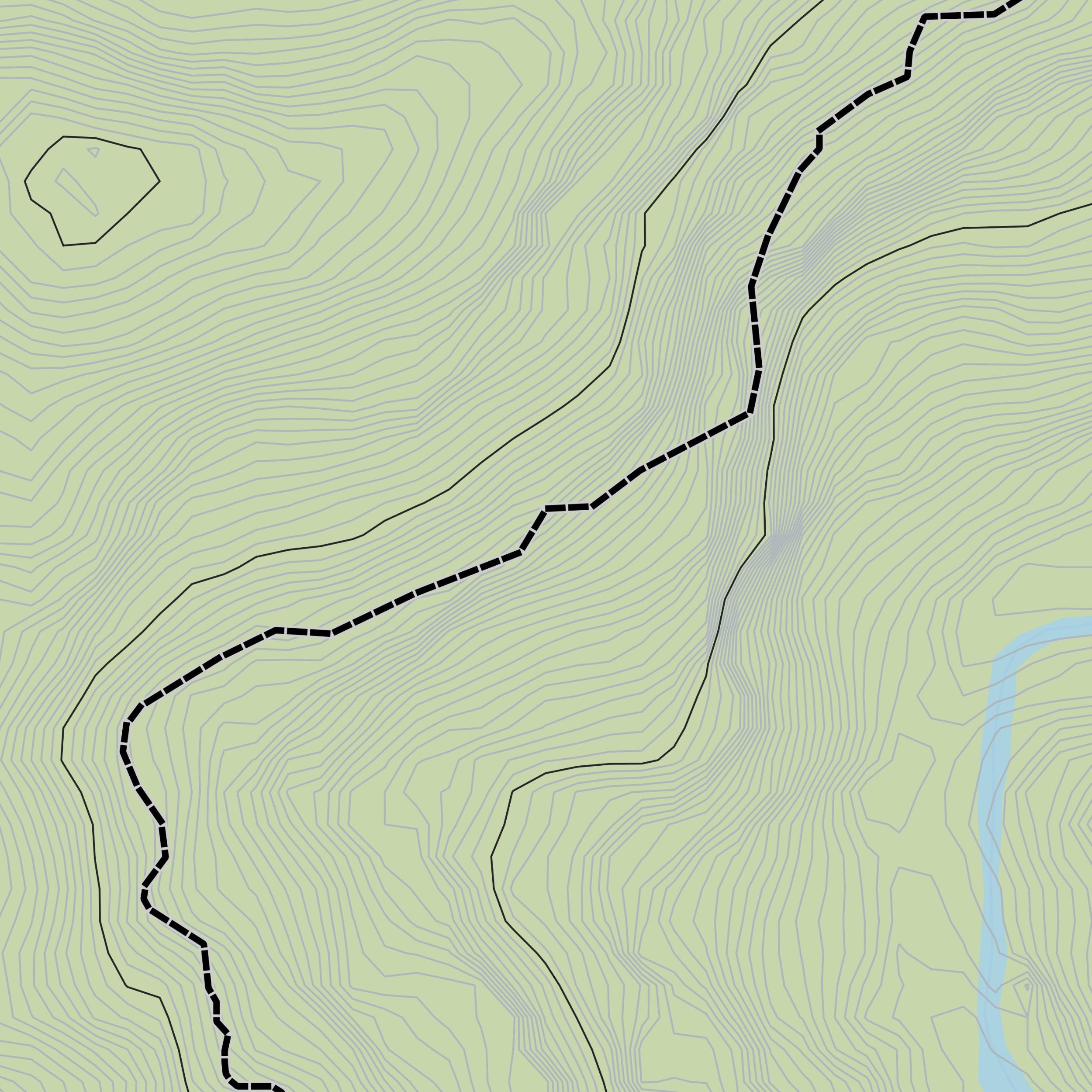 Inca Trail Segment 4 Winay Wayna Machu Picchu Topographic Map Poster ...