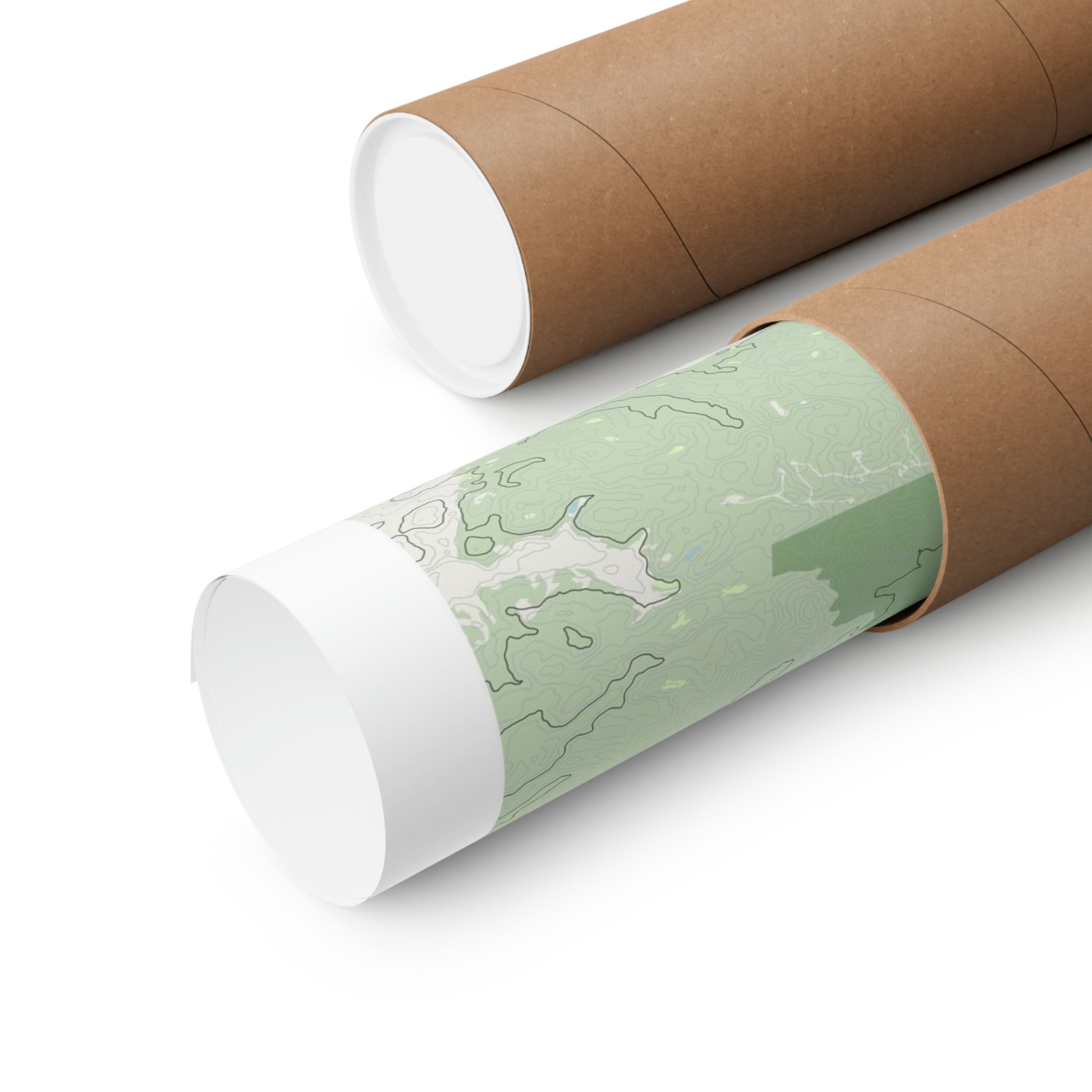 Linville Gorge Grand Loop Trail Topographic Map Poster,hiking North ...