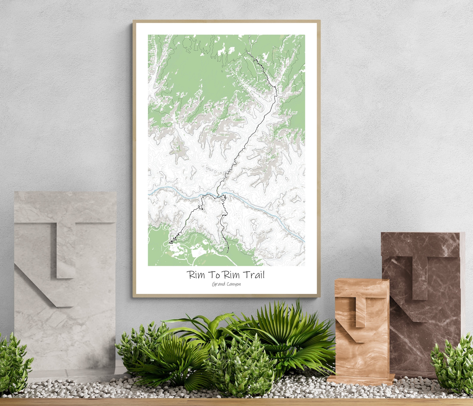 Custom Trail Map, Any Location Topographic Poster, Unique Gift for ...