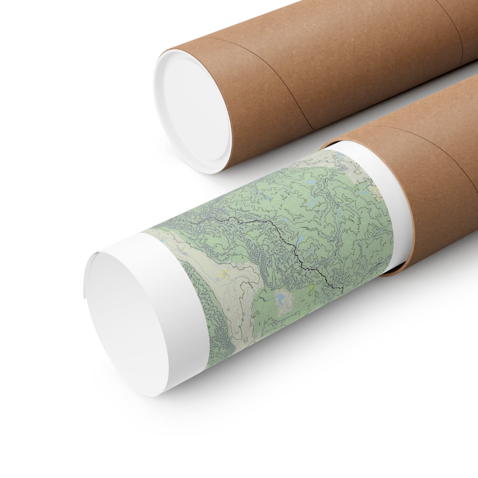 The Camino De Santiago Trail Map Poster, Way of the Franks - Way of ...