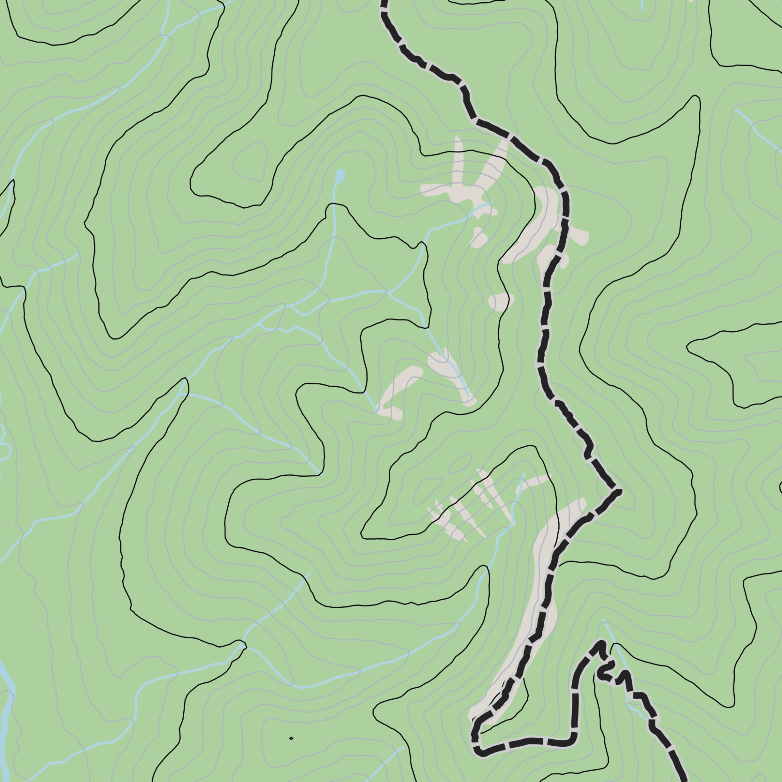 Pemi Loop Trail Topographic Map Poster, Pemigewasset Wilderness Trail ...