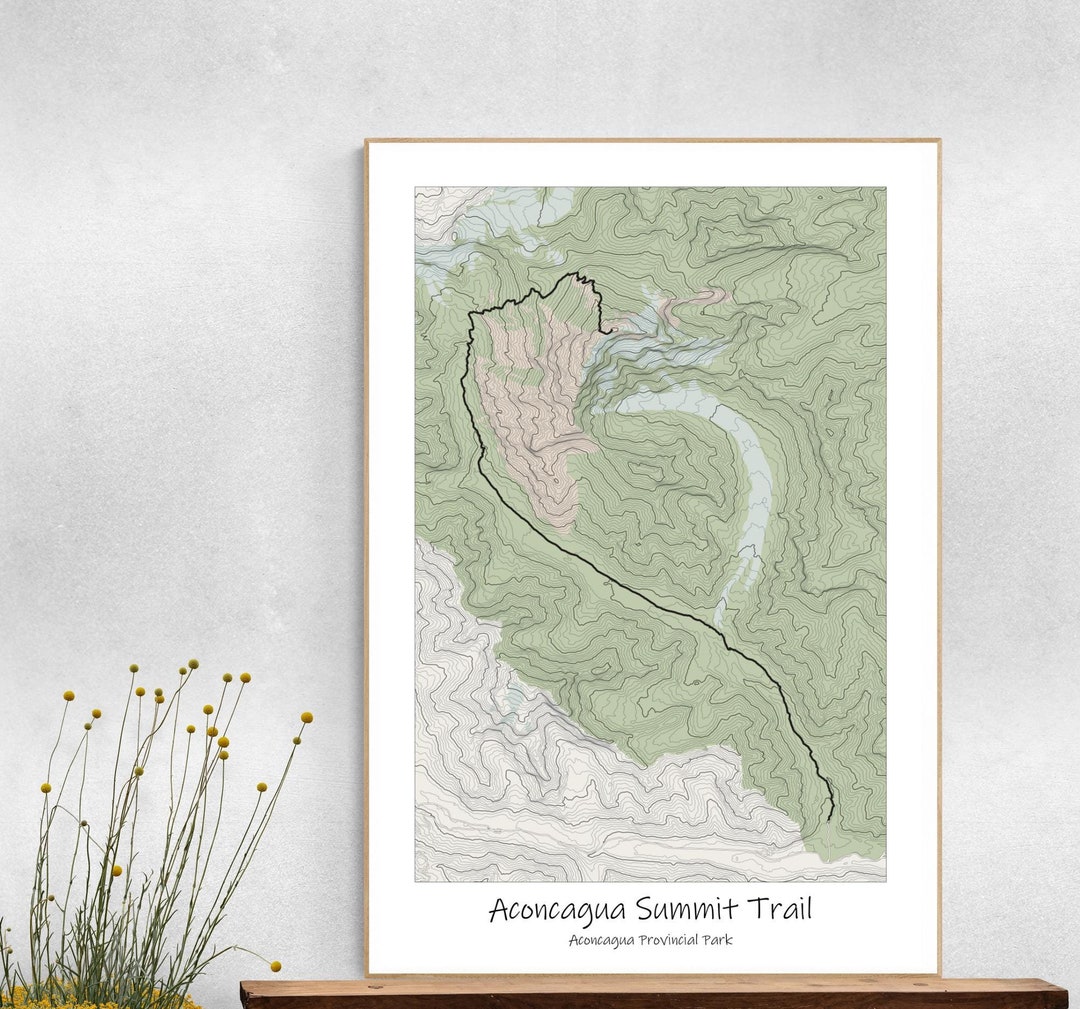 Aconcagua Summit Long Trail, Argentina Mendoza Province Hiking ...