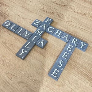 3D Hand Made Custom Name Tiles Wall Decor Cute Trendy Family Gifts - Etsy