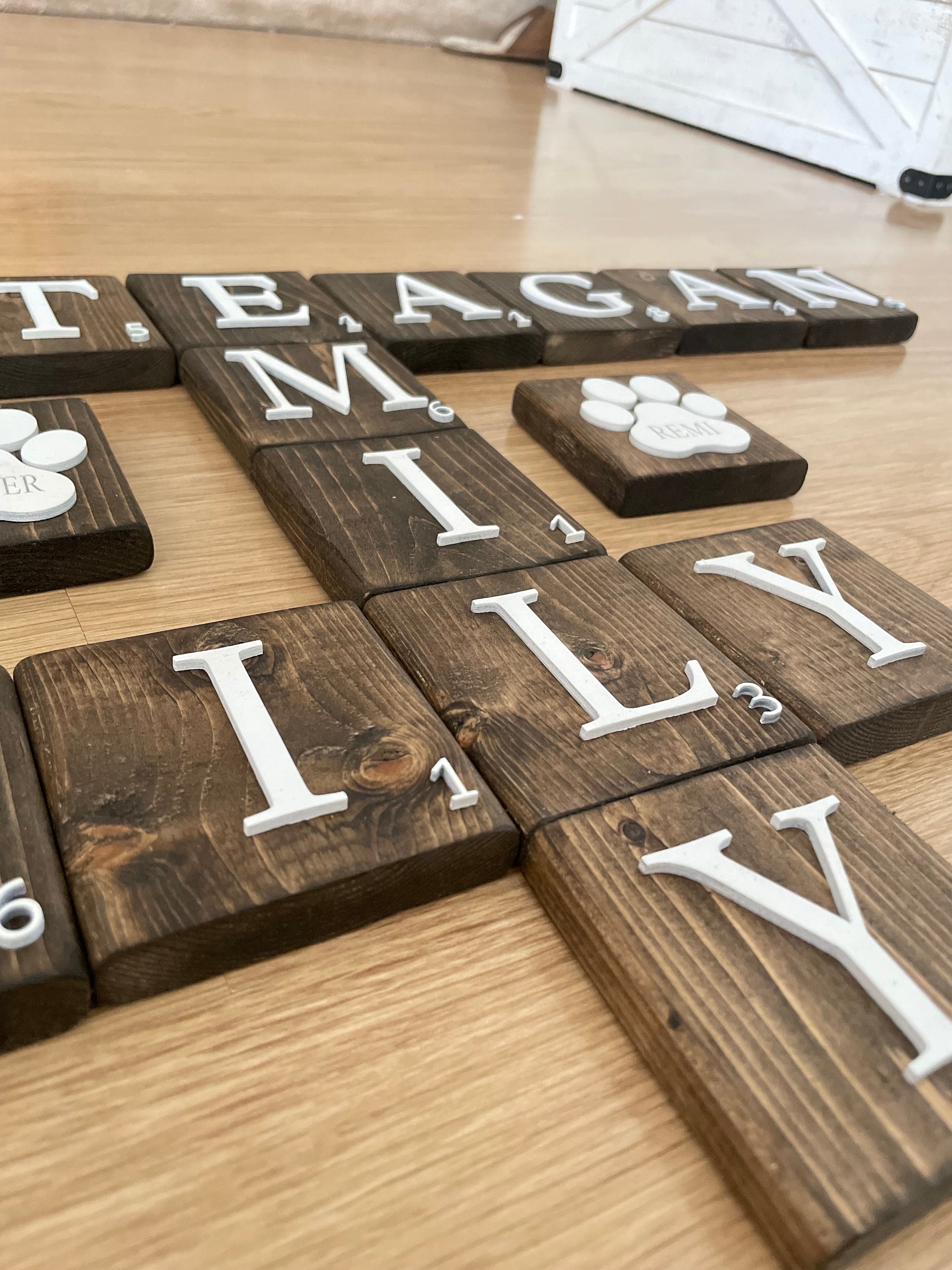 3D Hand Made Custom Name Tiles Wall Decor Cute Trendy Family Gifts - Etsy