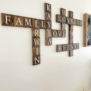 3D Hand Made Custom Name Tiles Wall Decor Cute Trendy Family Gifts - Etsy