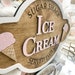 Ice Cream Wooden Sign Decor Candy Treat Table Decor - Etsy Canada