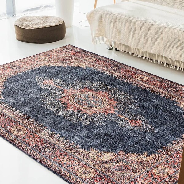 Blue Vintage Rug - Etsy