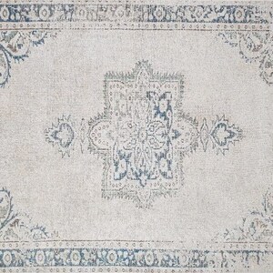 Blue Beige Vintage Style Rug, Vintage Style Kilim, Ethnic Style Rug ...