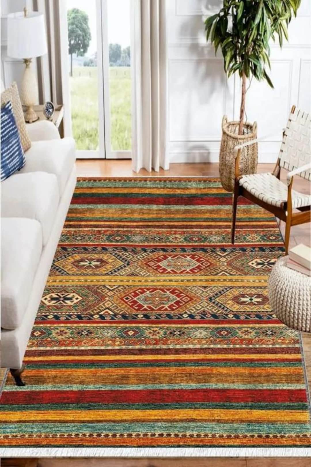 Turkish Kilim, Folk Aging Rug, Tribal Style Carpet,rug for Corridor and ...