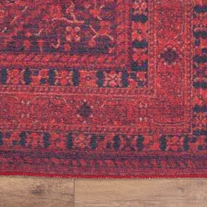 Turkish Red Rug, Living Room and Bedroom Rug, Multi Size, Simple Design ...