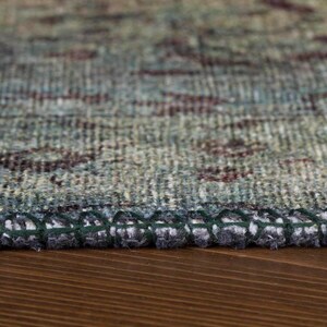 Luxury Green Rug, Multi Size, Living Room Rug, Farmhouse Home Decor ...