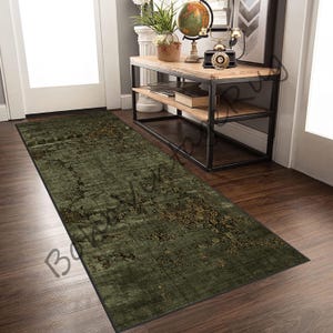 Luxury Green Area Rug, Multi Size, Ethnic Style Rugs for Living Room ...