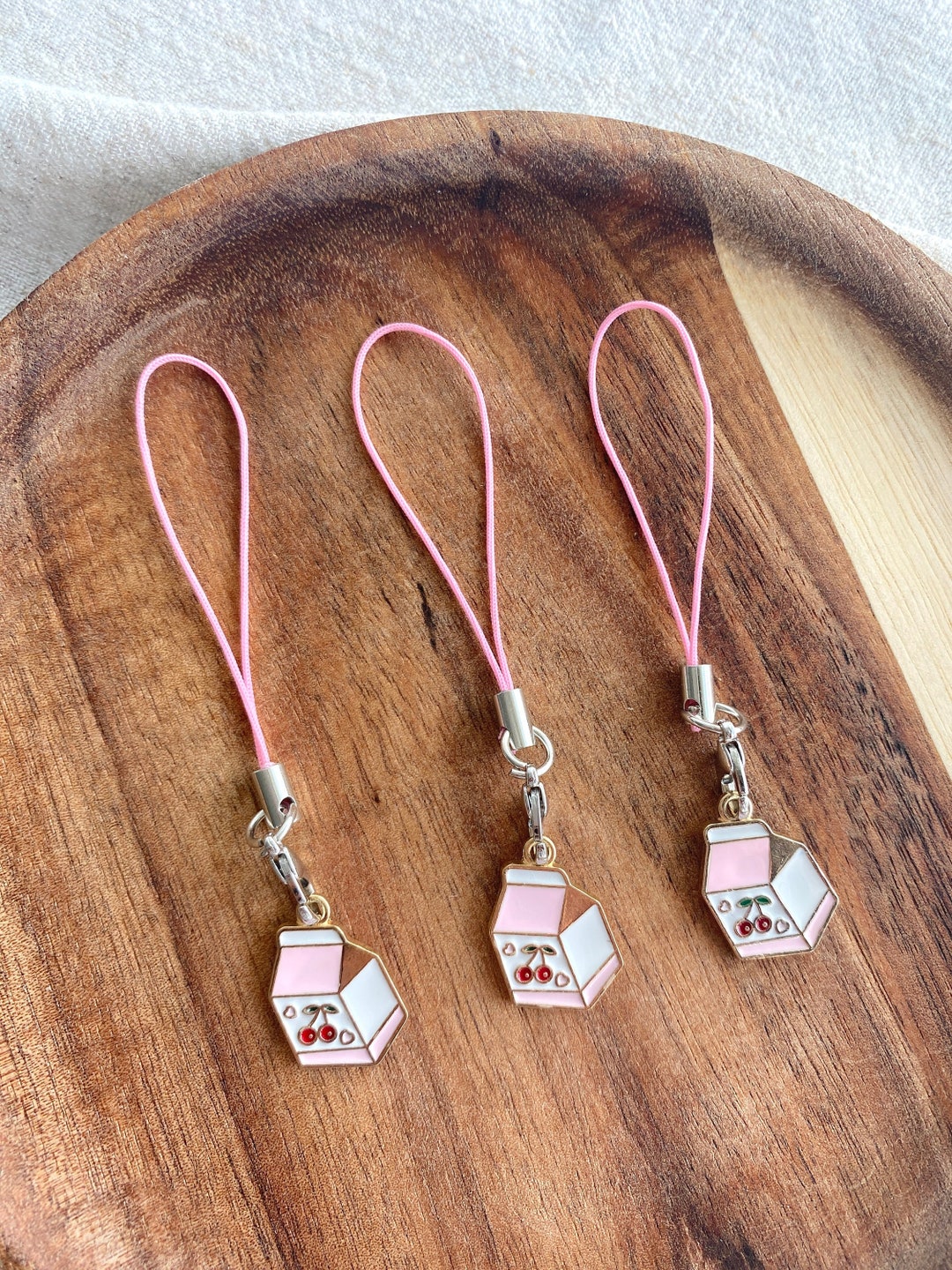 Kawaii Milk Box Keychains Nintendo Charm Kawaii Charm Cute Key Rings ...