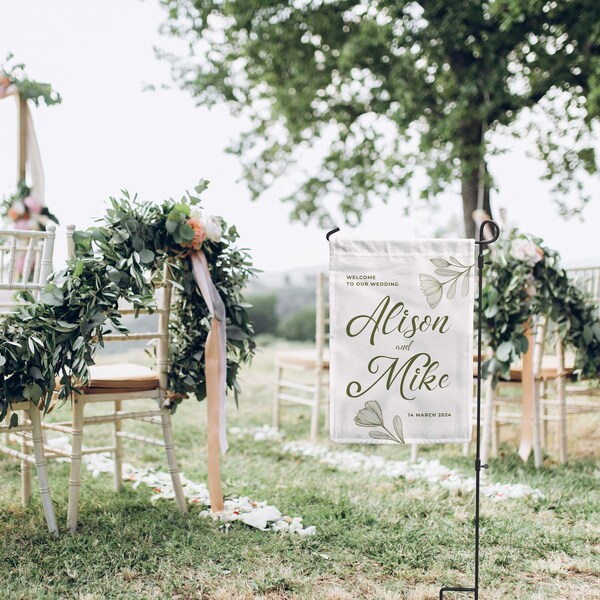 Wedding Flag - Etsy