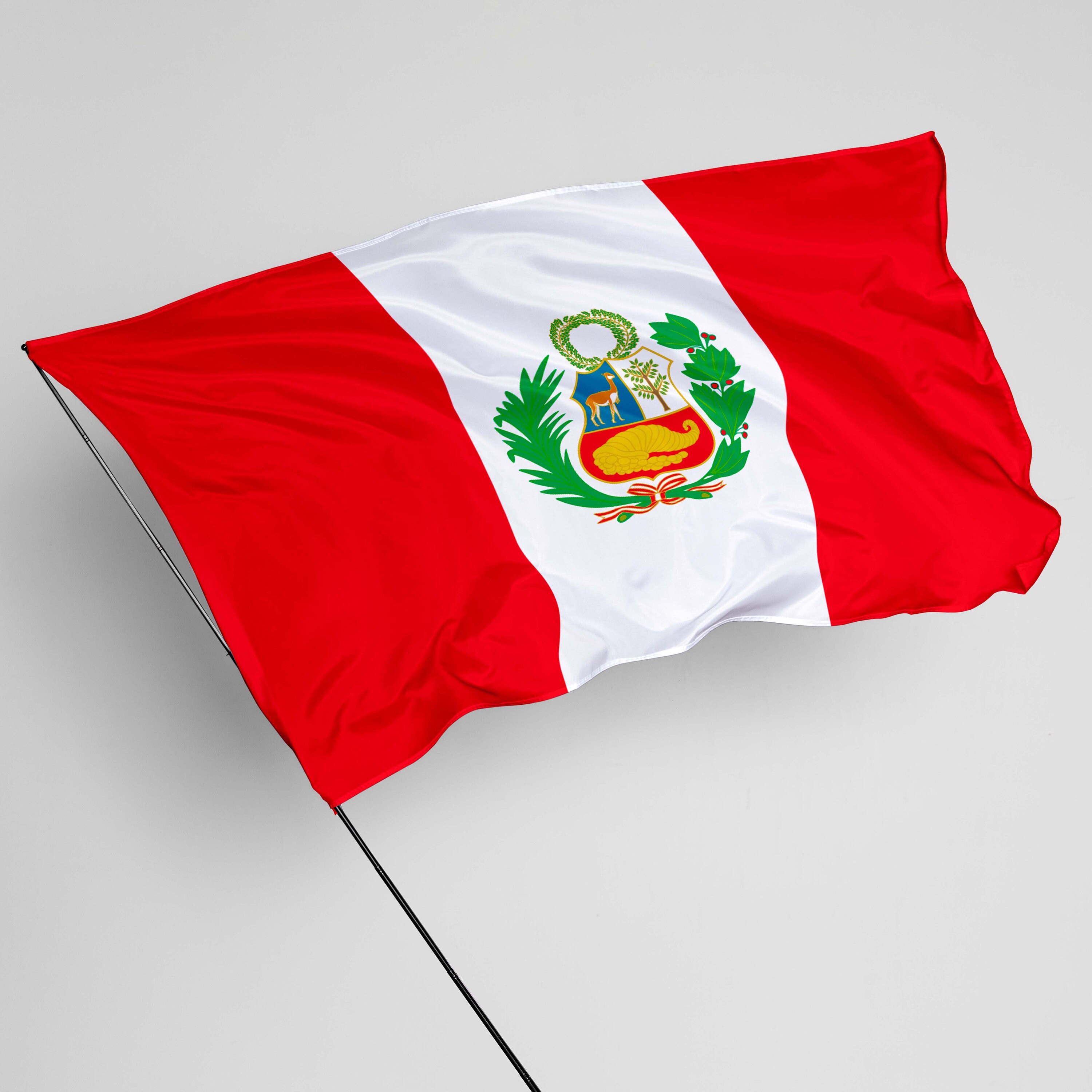 Flag of Peru Peruvian National Flag Table Flag - Etsy UK