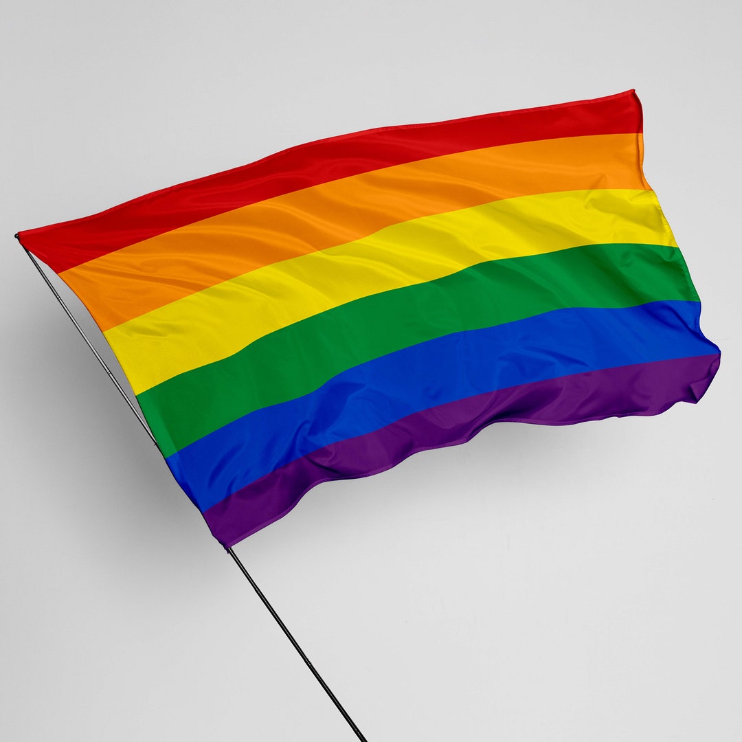 LGBTQ Gay Pride Flag, LGBTQ Gay Banner, Table Flag, Car Flag, Garden ...
