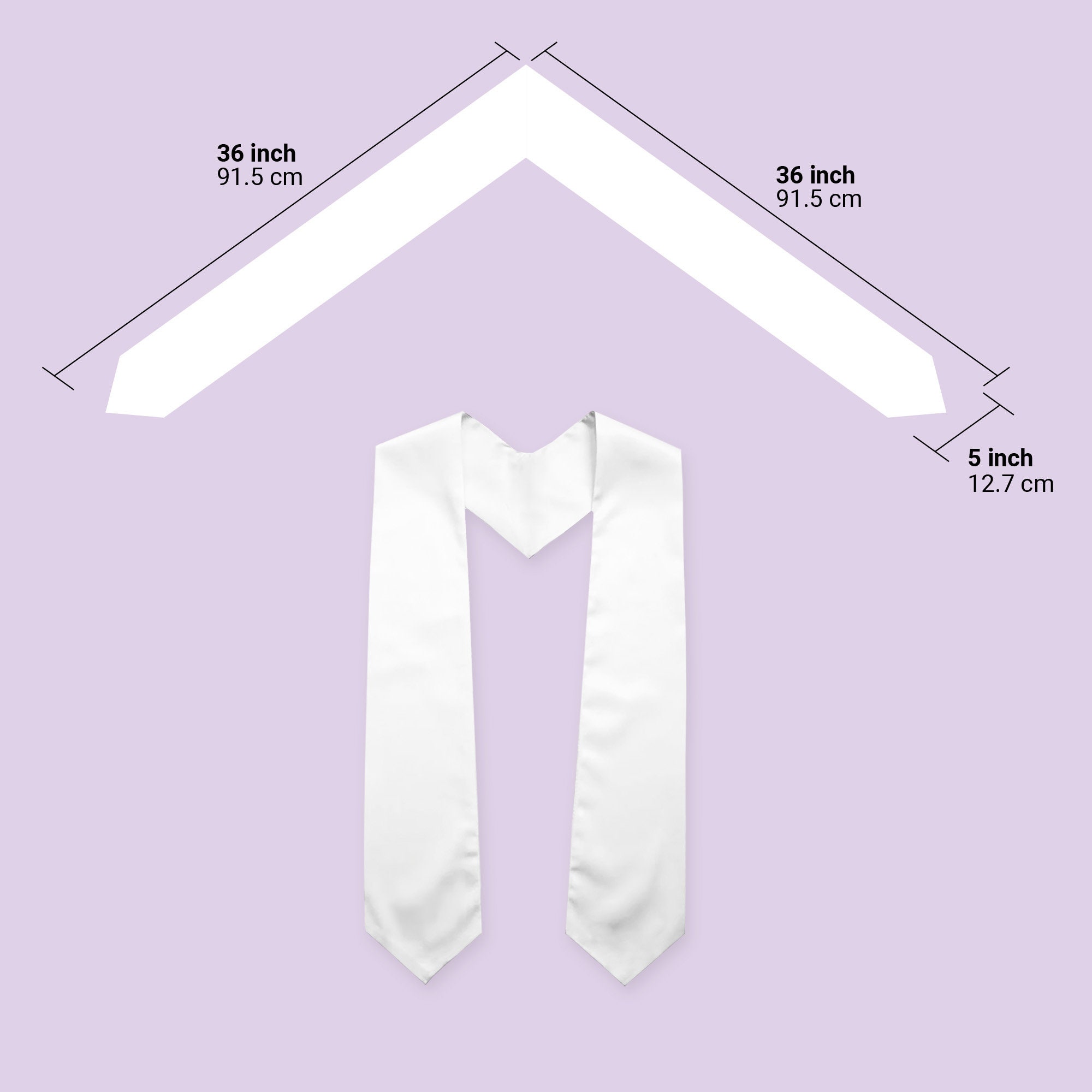 Custom Graduation Stole, Personalised Flag Sash, College and High ...