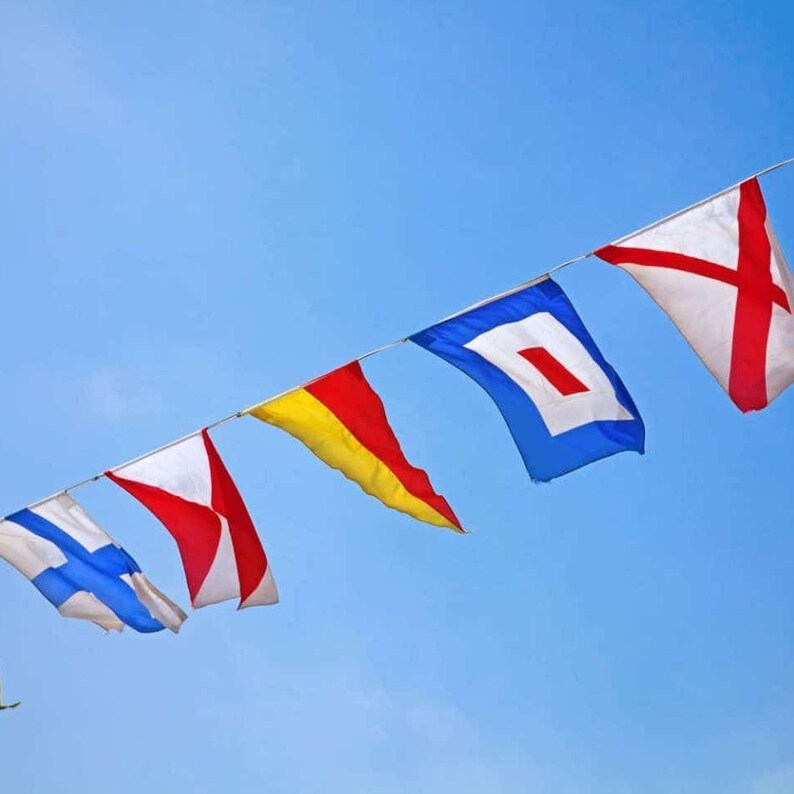 Bandera náutica SET de países del Mar Báltico, Banderas de código de ...
