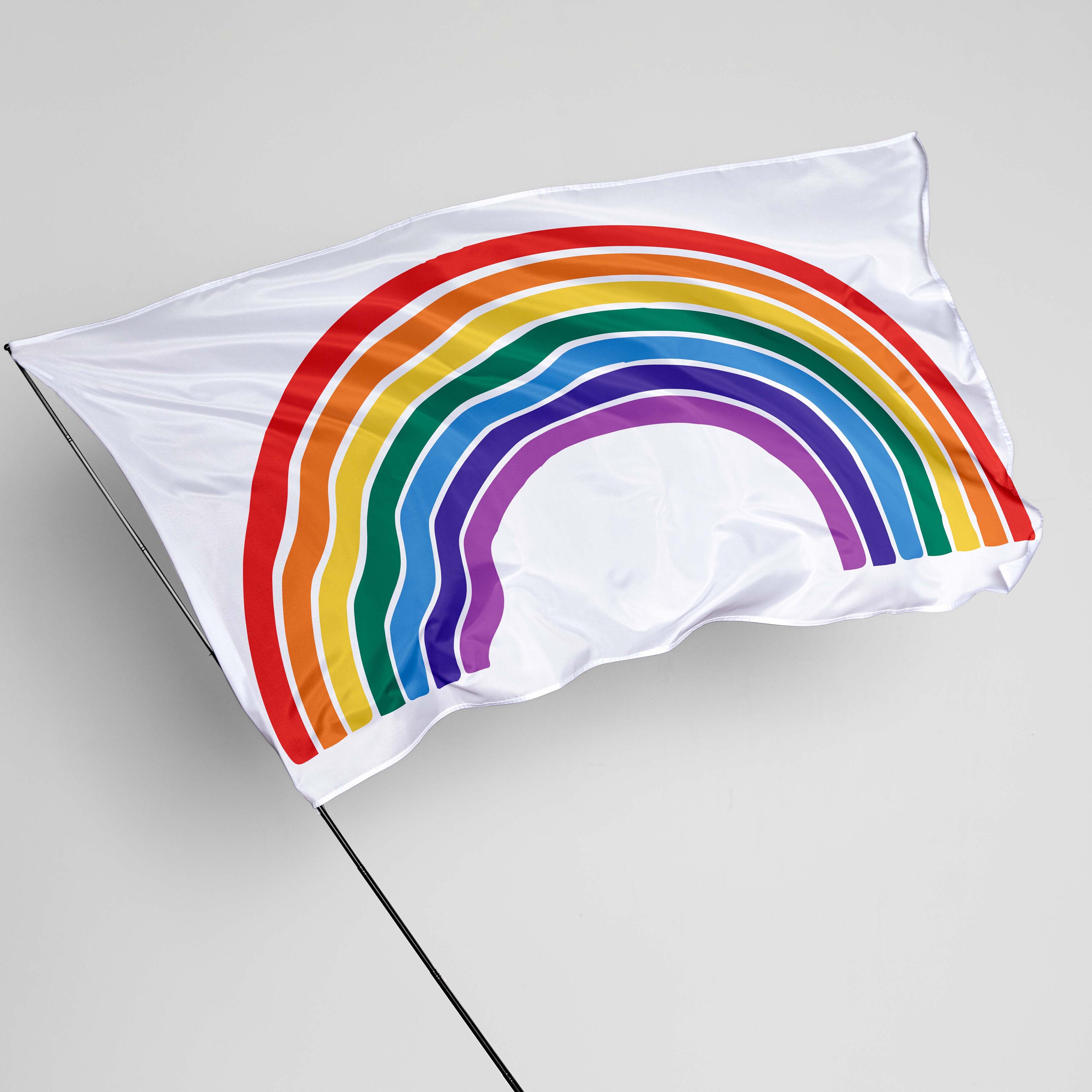 LGBTQ Pride Flag Rainbow Flag LGBTQ Table Flag - Etsy