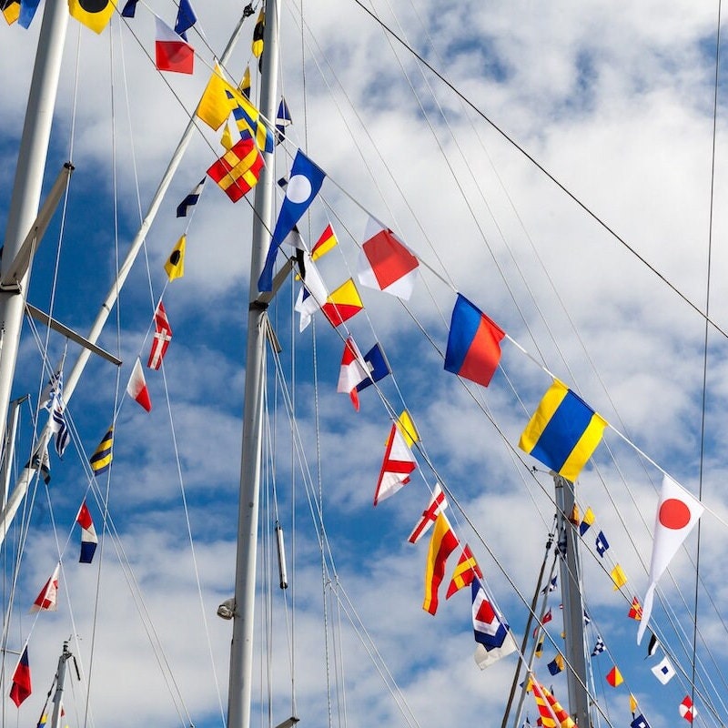 Nautical Flags SET of Central & North America Countries, Maritime ...
